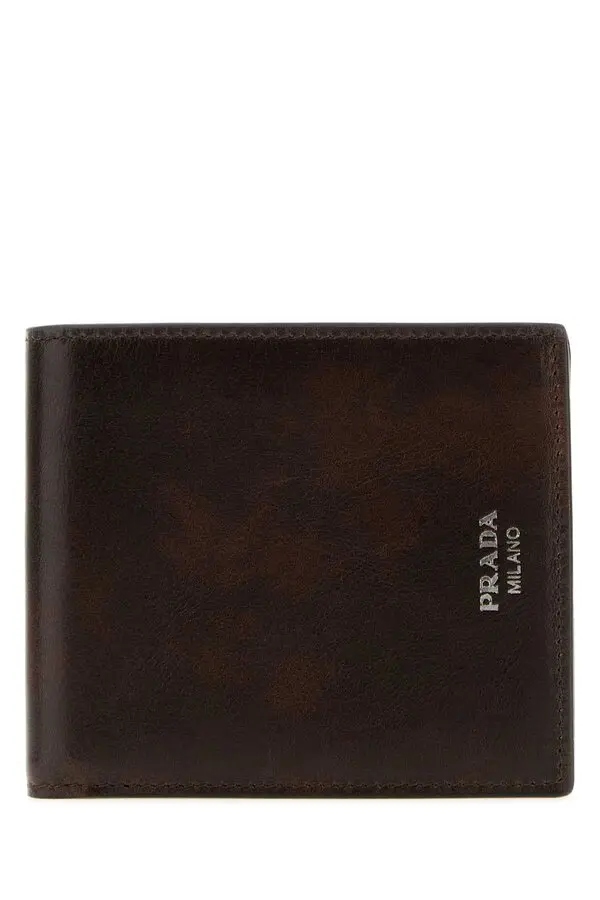 Prada Chocolate Leather Wallet - Brown