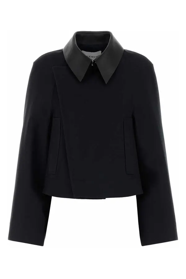 Givenchy Cotton Blend Jacket - Black