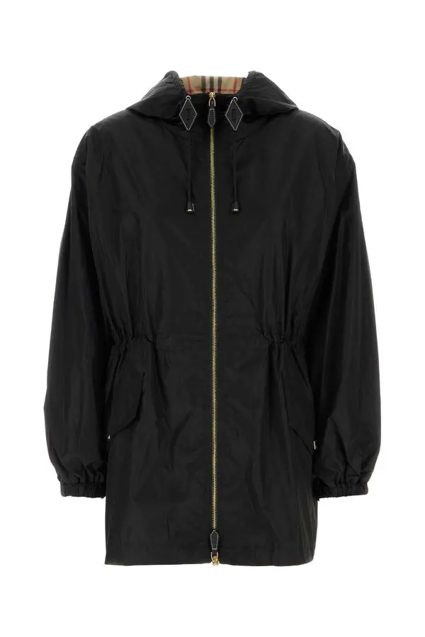 Burberry Nylon Windbreaker - Black