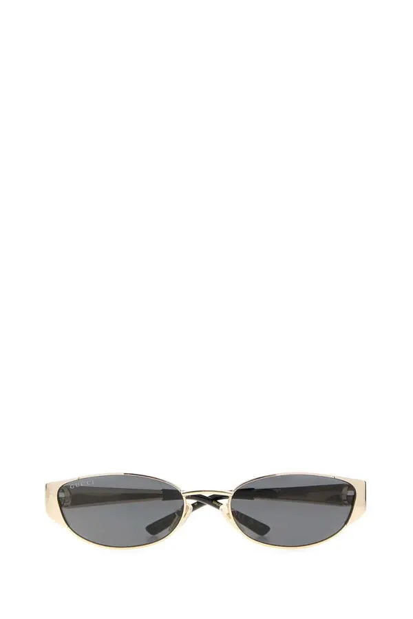 Gucci Metal Oval Sunglasses