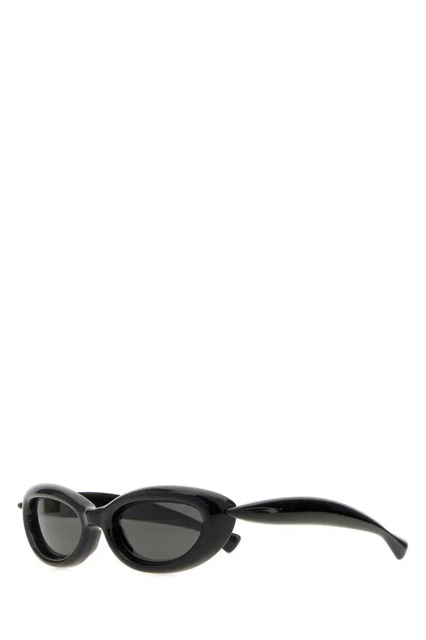 Bottega Veneta Acetate Sardine Sunglasses - Black