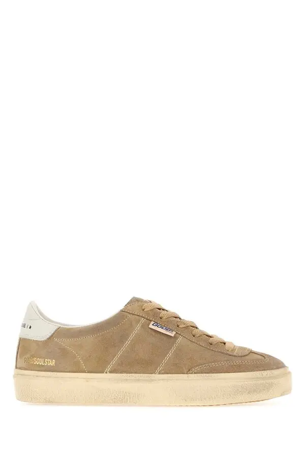 GOLDEN GOOSE Cappuccino Suede Soul Star Sneakers - Brown