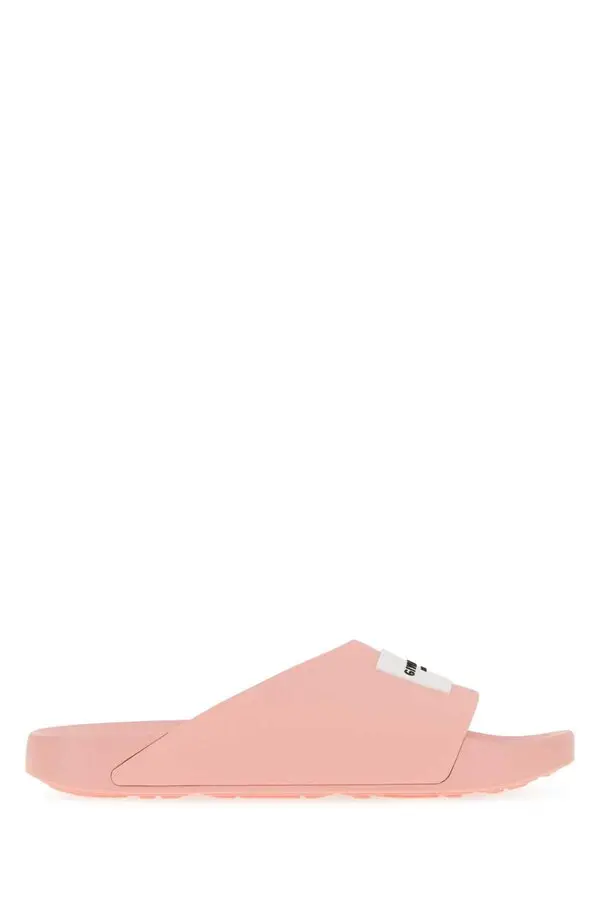 Givenchy Rubber Label Slippers - Pink