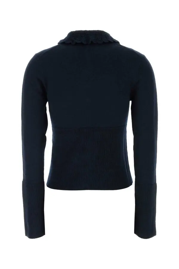 Chloé Navy Wool Cardigan