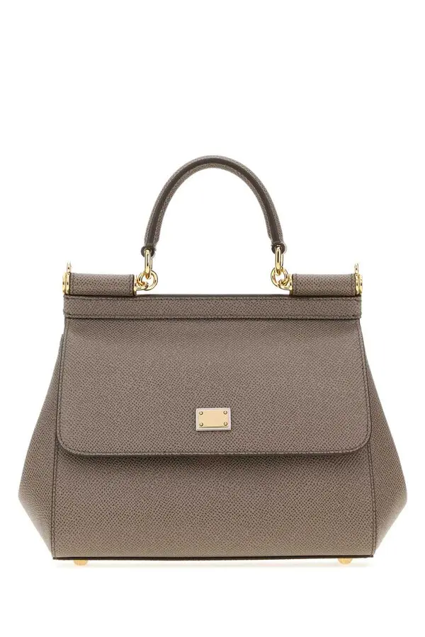 Dolce & Gabbana Medium Sicily Handbag - Gray