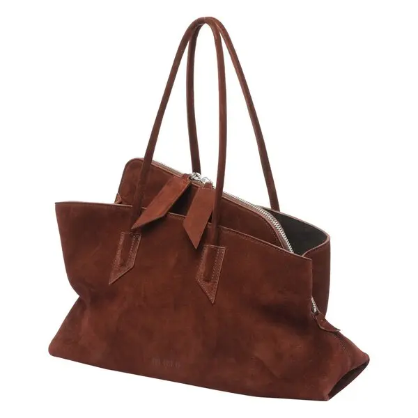 Attico Medium La Passeggiata Handbag - Brown