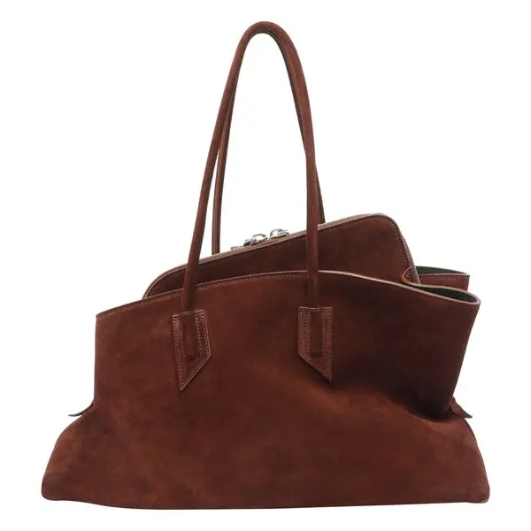 Attico Medium La Passeggiata Handbag - Brown