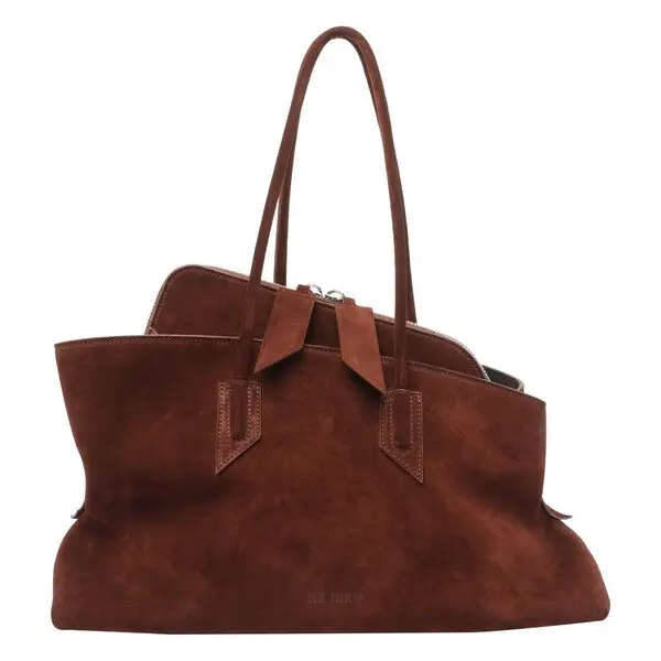 Attico Medium La Passeggiata Handbag - Brown