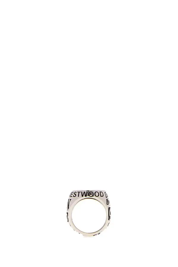 VIVIENNE WESTWOOD Metal Lancelot Chevalier Ring - Silver