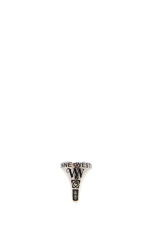 VIVIENNE WESTWOOD Metal Lancelot Chevalier Ring - Silver