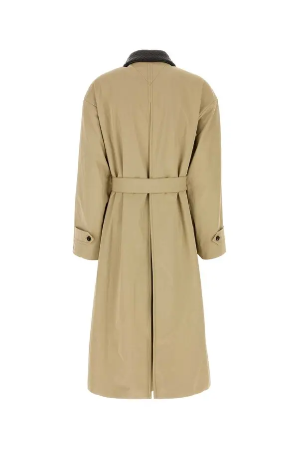 Bottega Veneta Beige Cotton Trench Coat