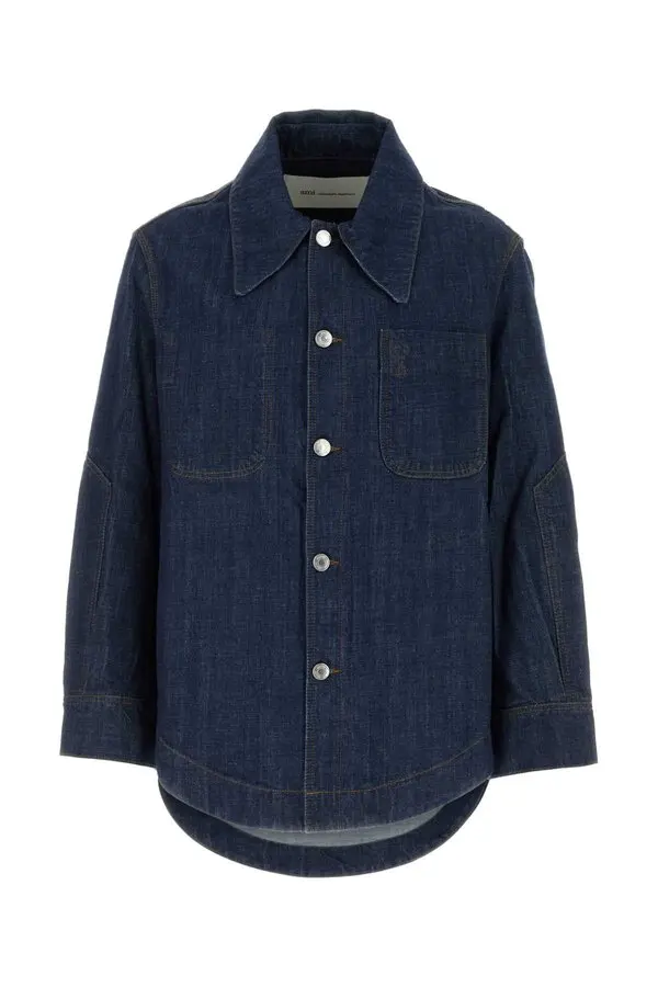AMI Paris Denim Shirt - Blue