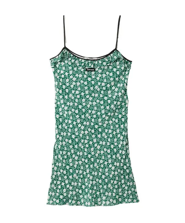 Miu Miu Crepe De Chine Mini-dress