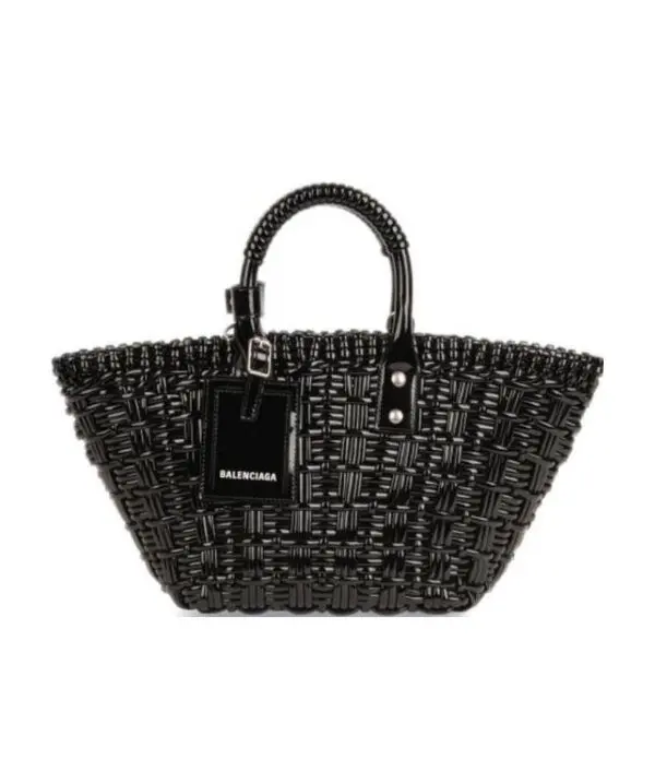 Balenciaga Borsa Bistro Xs Basket Con Tracolla Da Donna In Nero - Black