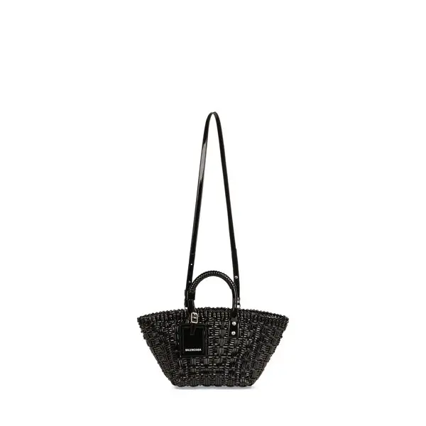 Balenciaga Bistro Xs Woven Bag - Black