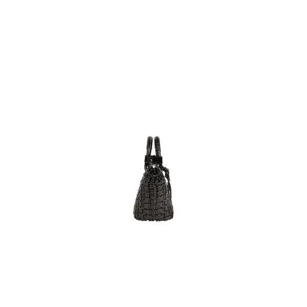 Balenciaga Bistro Xs Woven Bag - Black