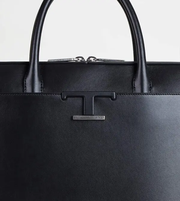 TOD'S Zipped Top Handle Medium Briefcase