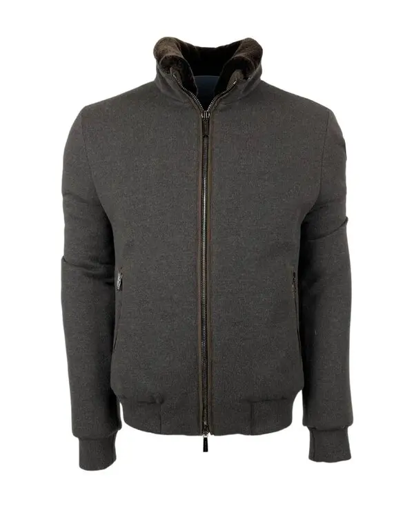 MOORER Long-sleeved Casual Jacket - Black
