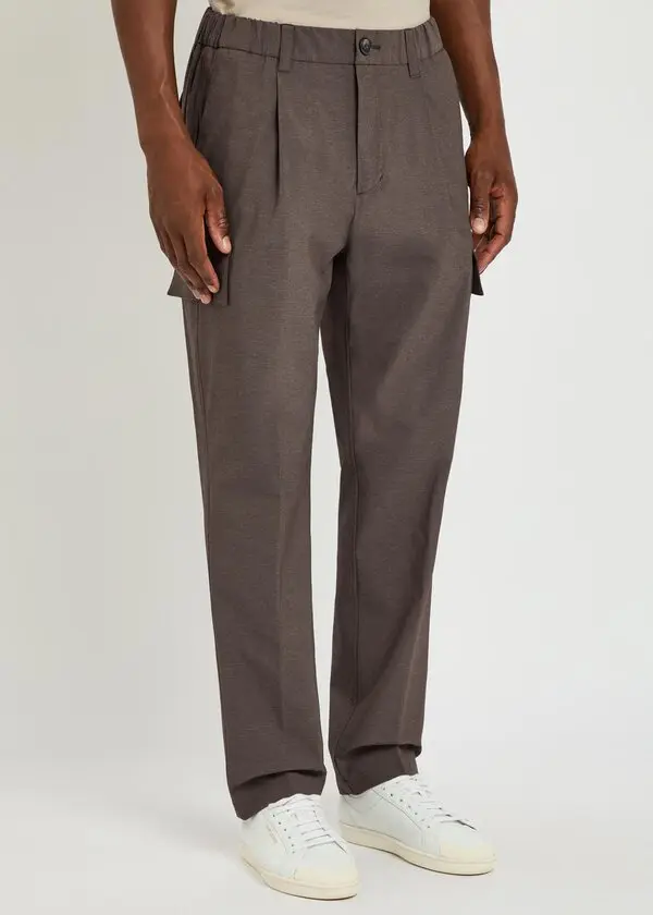 Herno Tapered-leg Shell Cargo Trousers