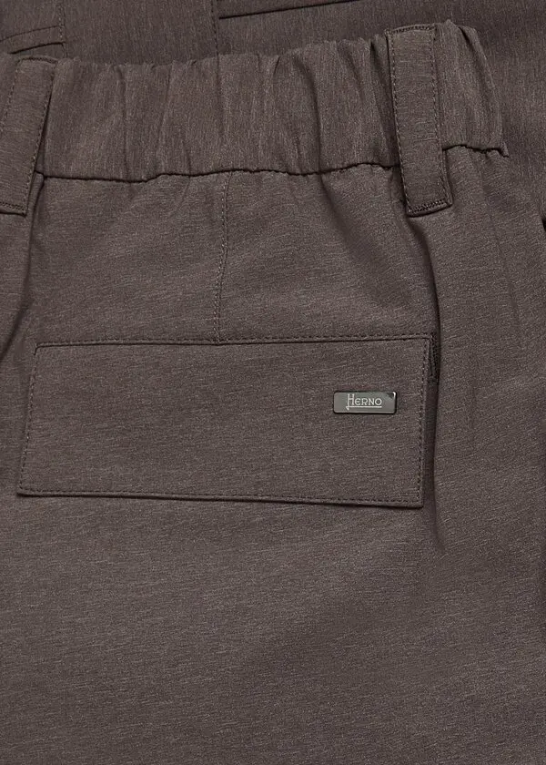 Herno Tapered-leg Shell Cargo Trousers
