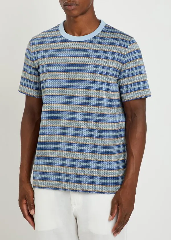 Paul Smith Striped Cotton-blend T-shirt