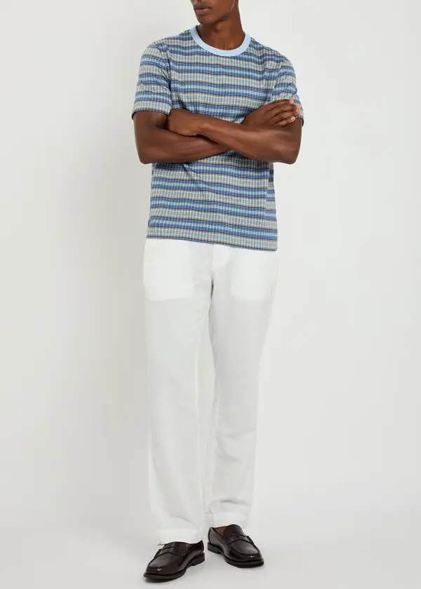 Paul Smith Striped Cotton-blend T-shirt
