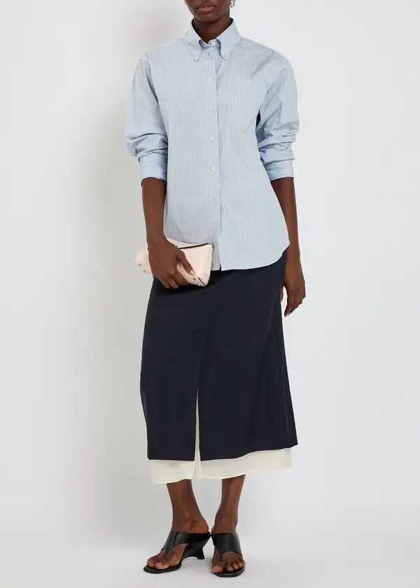 RÓHE Striped Cotton Oxford Shirt