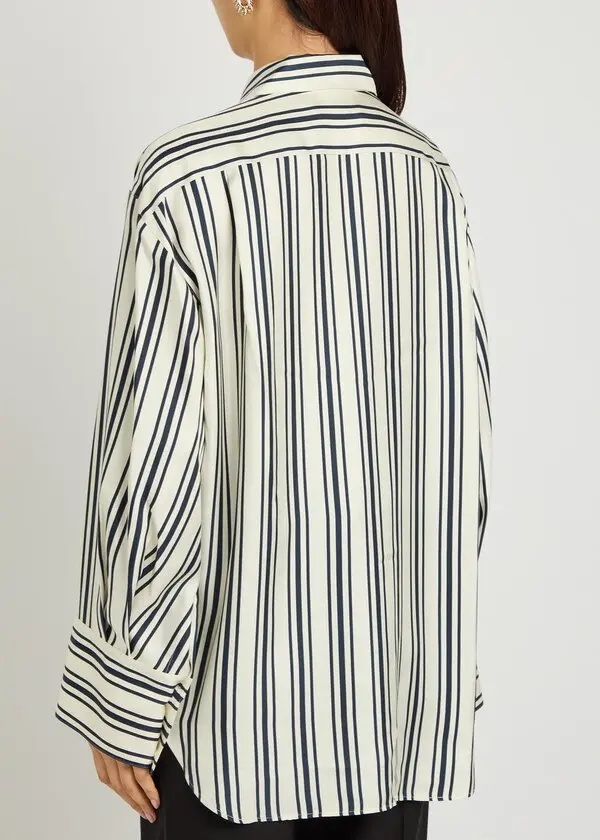 HEIRLOME Francis Striped Silk Shirt