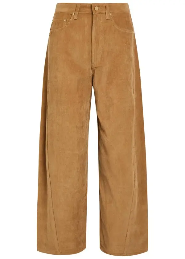 Maria Mcmanus Barrel-leg Corduroy Jeans - Caramel