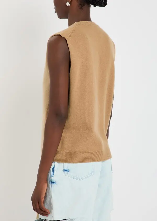 MAISON MARGIELA Colour-blocked Wool Vest