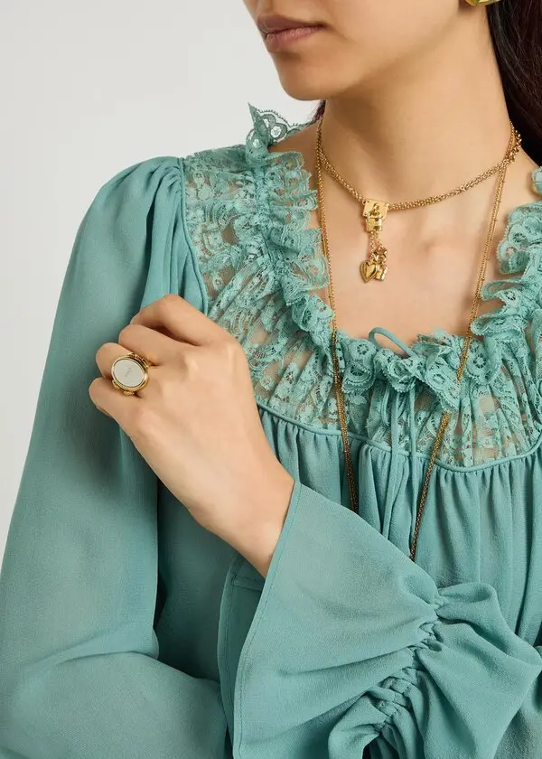 Chloé The Mirror Two-toned Ring