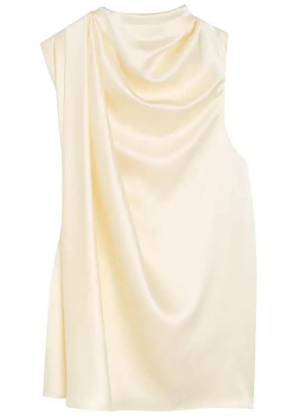 HEIRLOME Kate Draped Silk Top