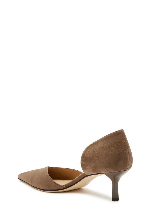 Victoria Beckham Suede D'orsay Pumps