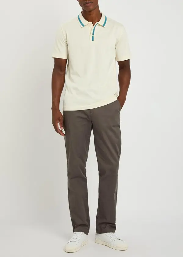 Paul Smith Striped-trim Cotton-blend Polo Shirt