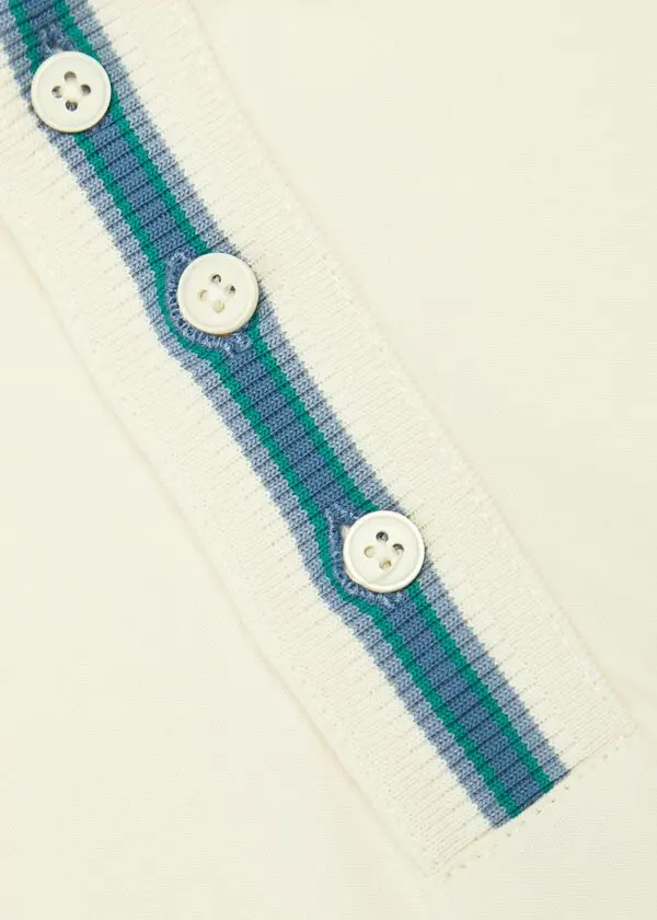 Paul Smith Striped-trim Cotton-blend Polo Shirt