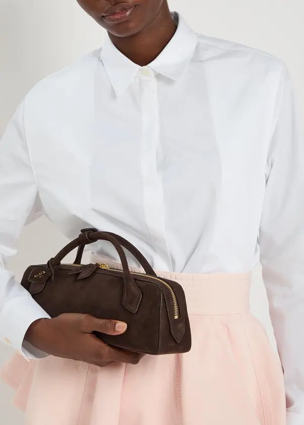 Alaïa Asymmetrical Cotton-poplin Shirt