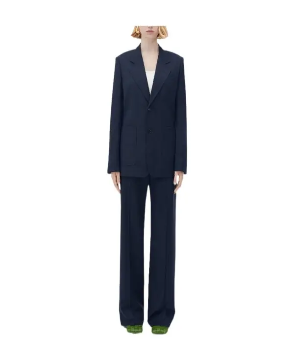 Bottega Veneta Wool Herringbone Casual Jacket