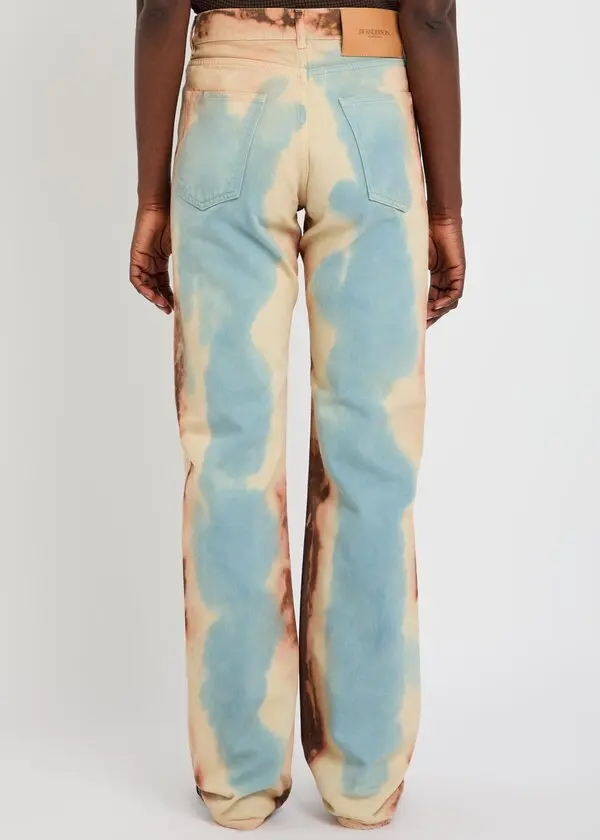 JW Anderson Printed Straight-leg Jeans