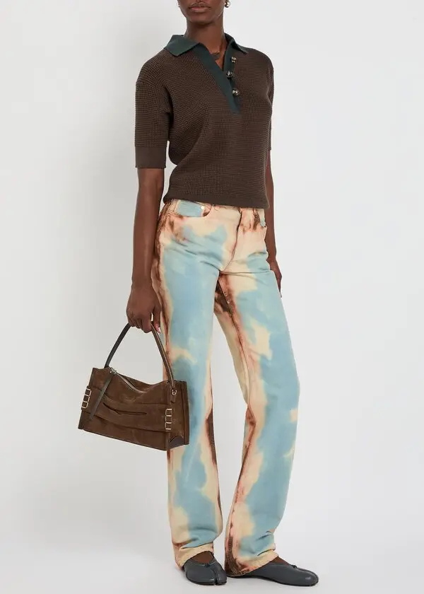 JW Anderson Printed Straight-leg Jeans