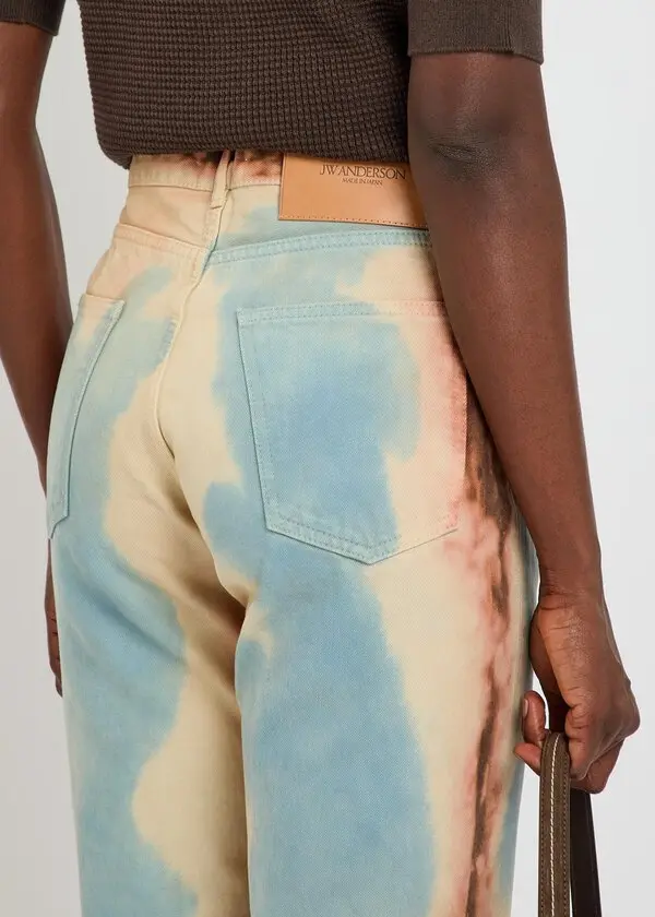 JW Anderson Printed Straight-leg Jeans