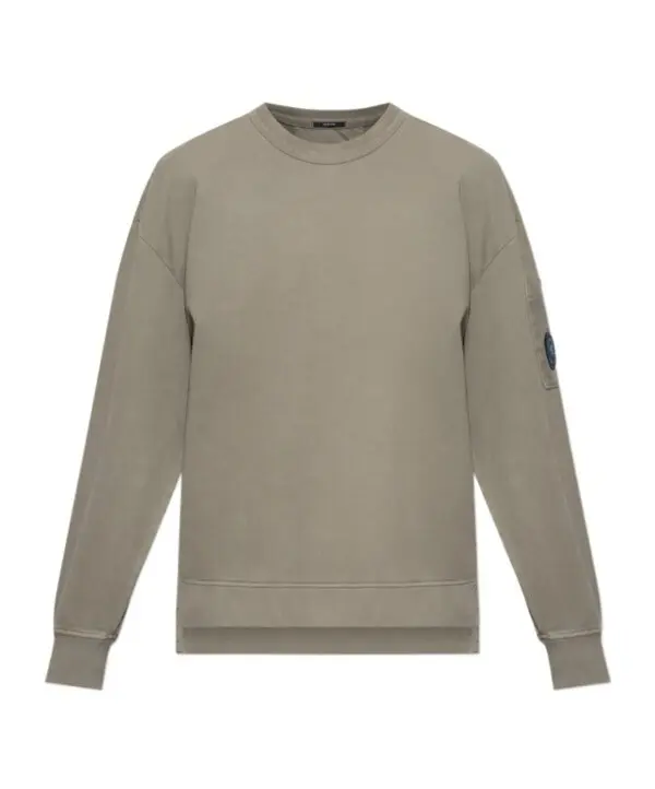 C.P. COMPANY Lens Detail Crew Neck Sweatshirt