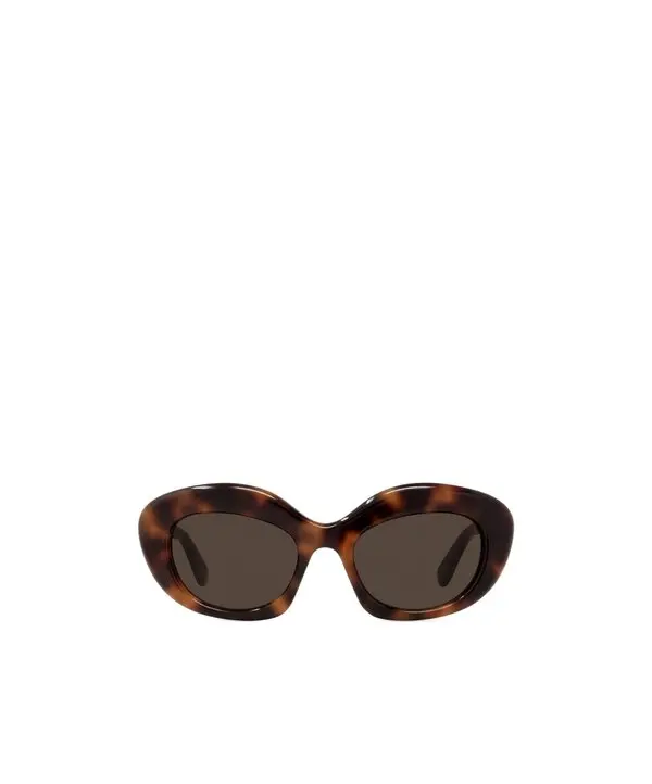Loewe Curvy Cat-eye Frame Sunglasses - Brown