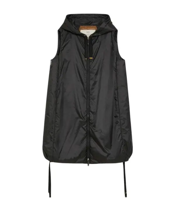 Max Mara Sleeveless Hooded Puffer Jacket