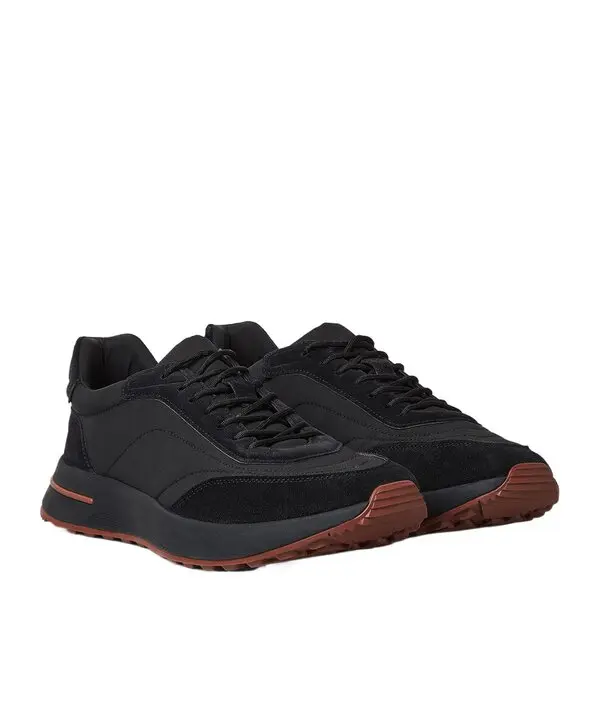 Loro Piana Logo Debossed Sneakers