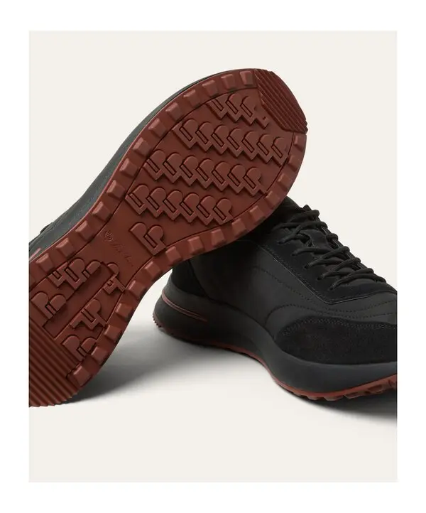 Loro Piana Logo Debossed Sneakers