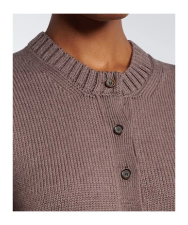 Magda Butrym Ribbed Cotton Cardigan
