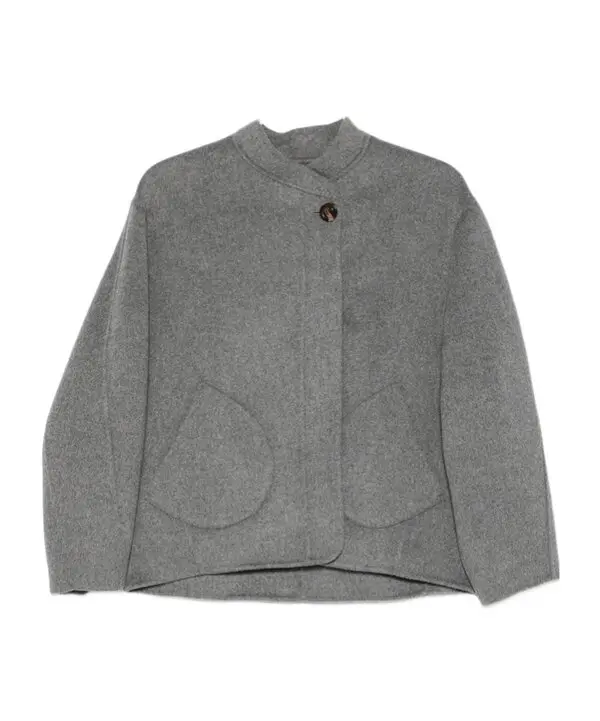 Soeur Single-button Long-sleeve Casual Jacket - Grey