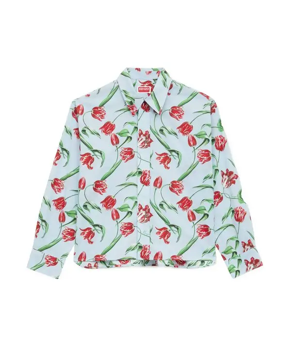 Kenzo Tulip Cotton Poplin Shirt
