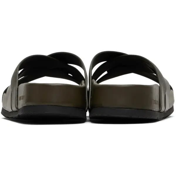 TOM FORD Grain Leather Slippers