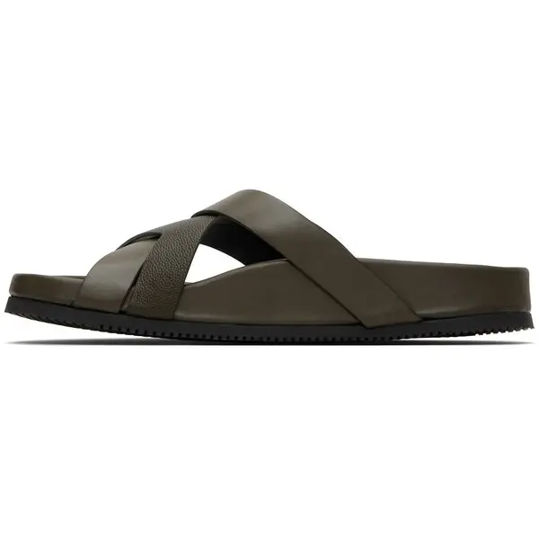 TOM FORD Grain Leather Slippers